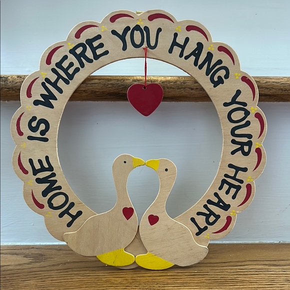 Home Interiors | Accents | Grandma Chic Wooden Goose Wreath | Poshmark